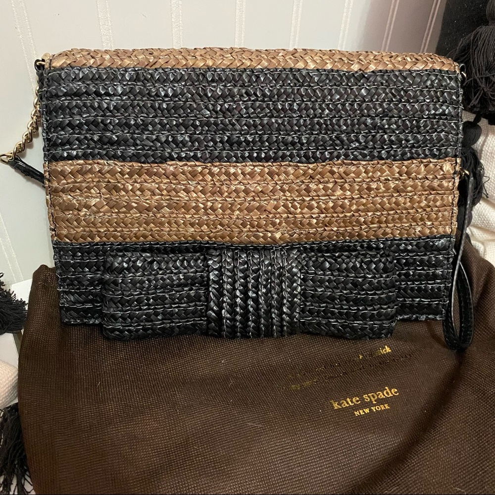 Kate Spade X Florence Broadhurst Raffia Bow Bag - Gem